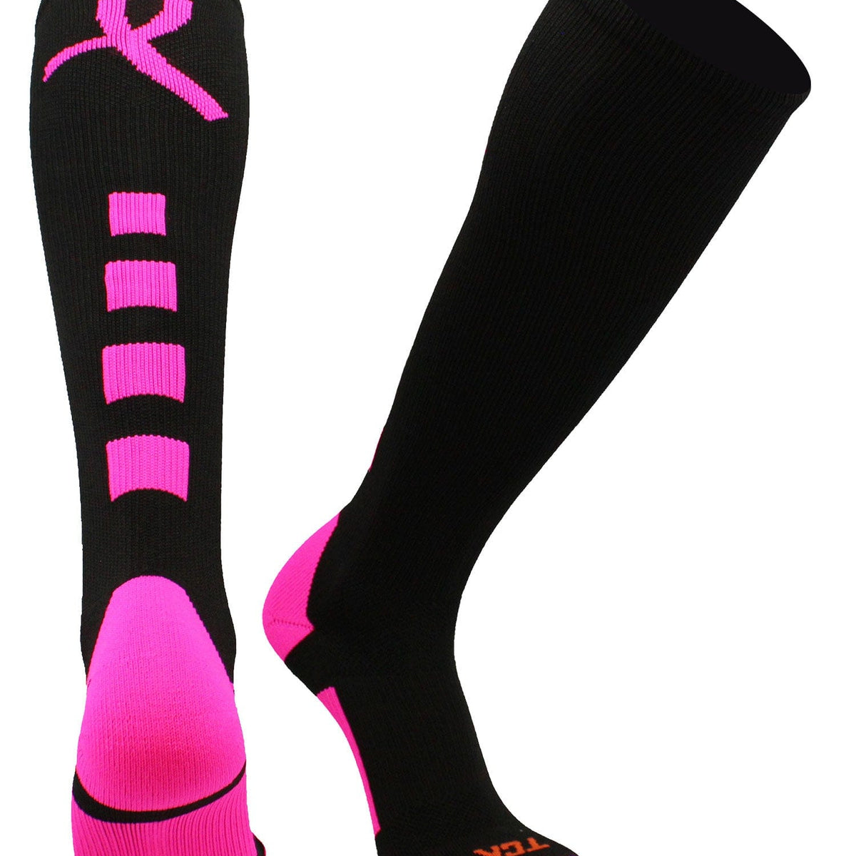 Athletic Long Pink Socks for Breast Cancer Awareness – TCK
